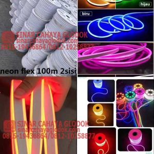 Lampu Dekorasi Neon Flex LED 100 Meter - Sinar Cahaya
