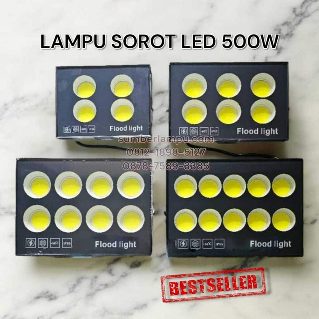 Lampu Sorot LED 500W Harga Terbaru - Sinar Cahaya